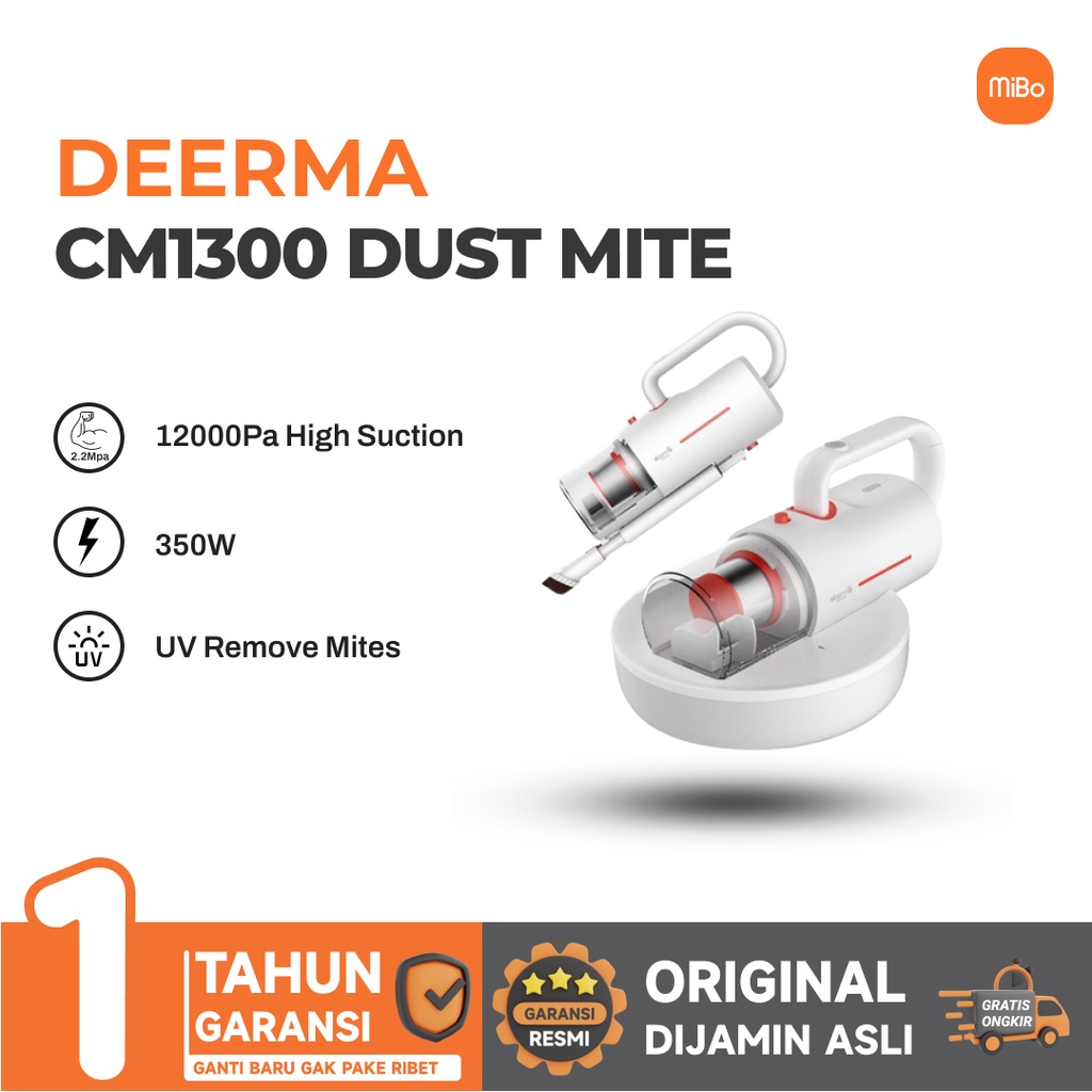 Jual Deerma CM1300 UV Mites Hand-held Vacuum Cleaner Home | Shopee ...