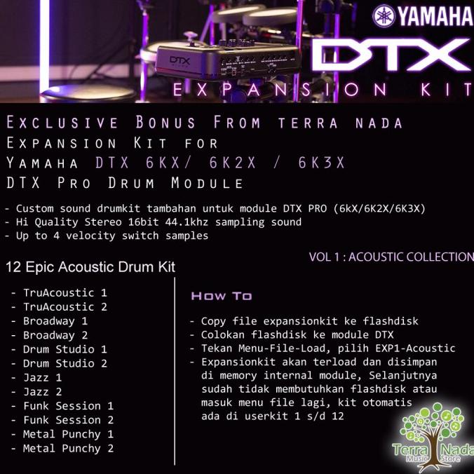 Jual Drum Elektrik Yamaha Dtx6K3X + Pedal/ Dtx6K3-X/ Dtx 6K3X/ 6K3 ...