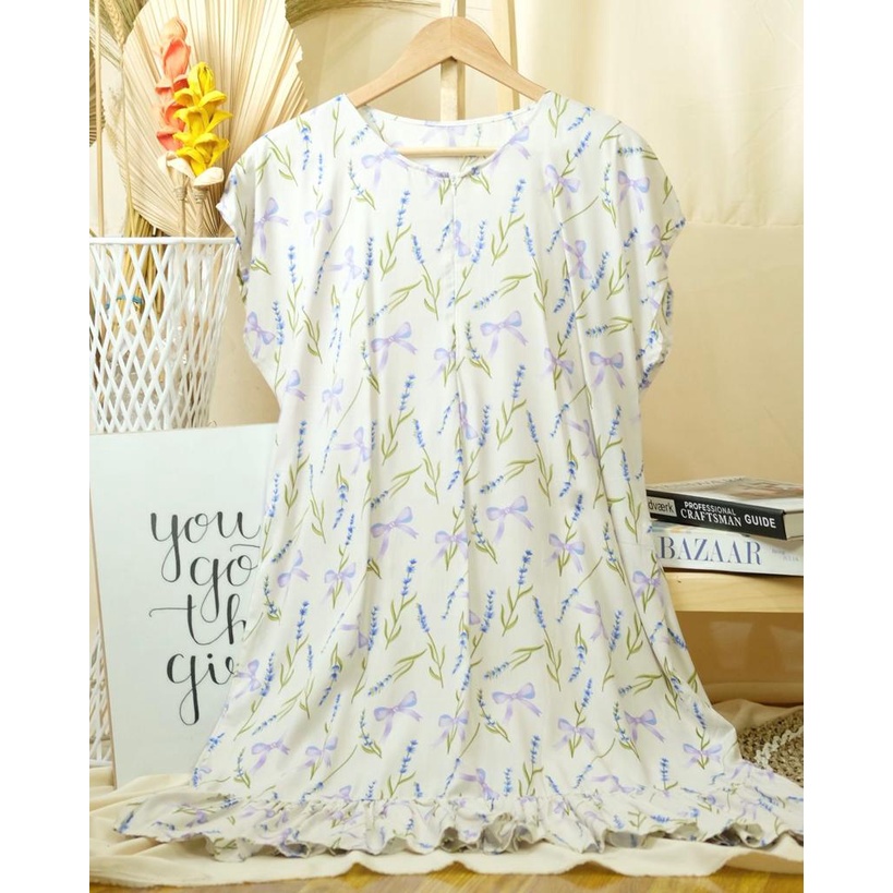 Jual Daster Viral Ruffle /Daster Kekinian bahan rayon | Shopee Indonesia