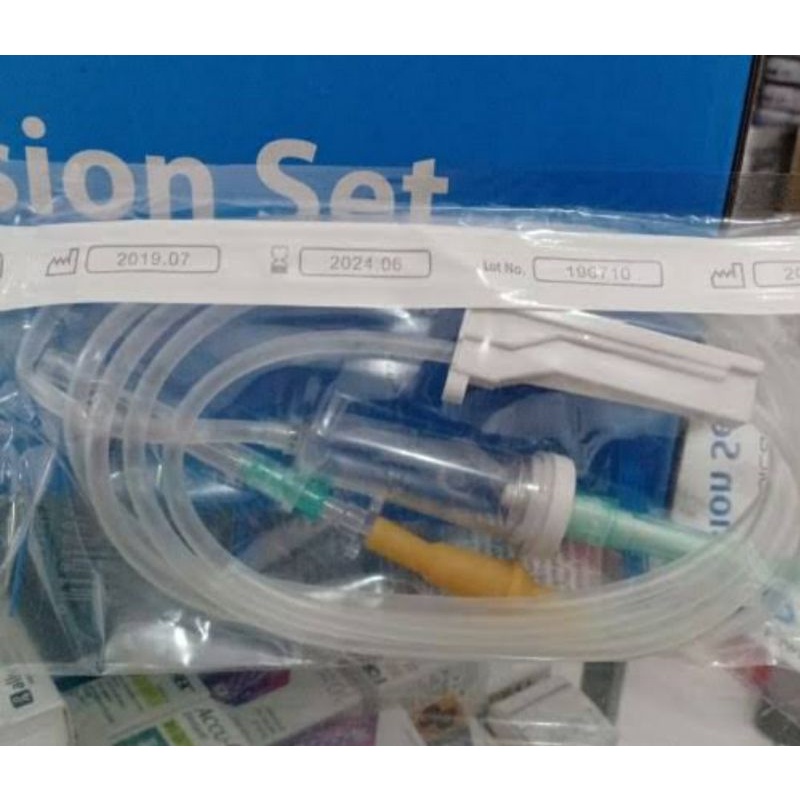 Jual Infus Set Dewasa GEA Infusion set Adult Selang Infus Gea - ECER ...