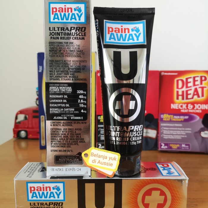 Jual PAIN AWAY ULTRA PRO JOINT+MUSCLE PAIN RELIEF CREAM - 125G TUBE ...