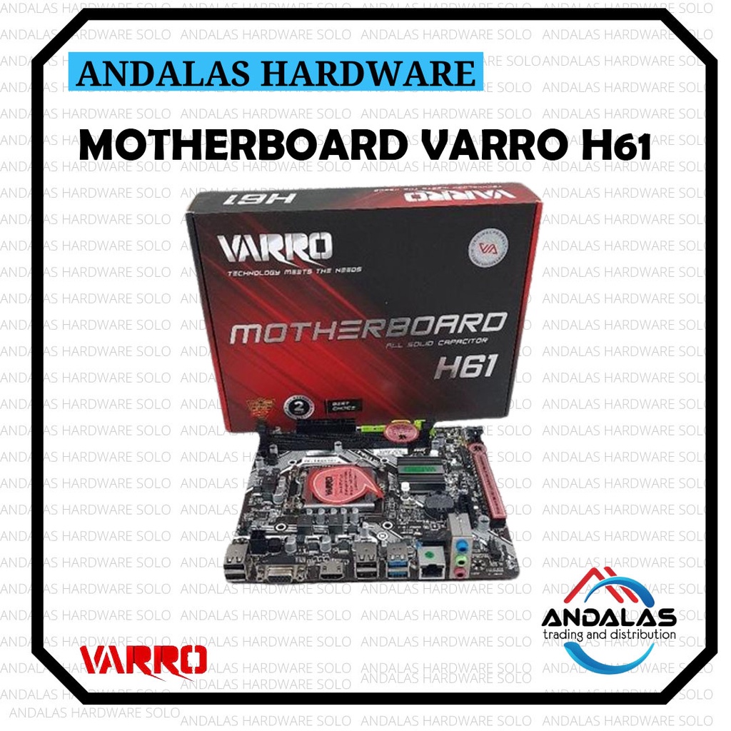 Jual Mainboard Motherboard Varro H61 1155 | Shopee Indonesia
