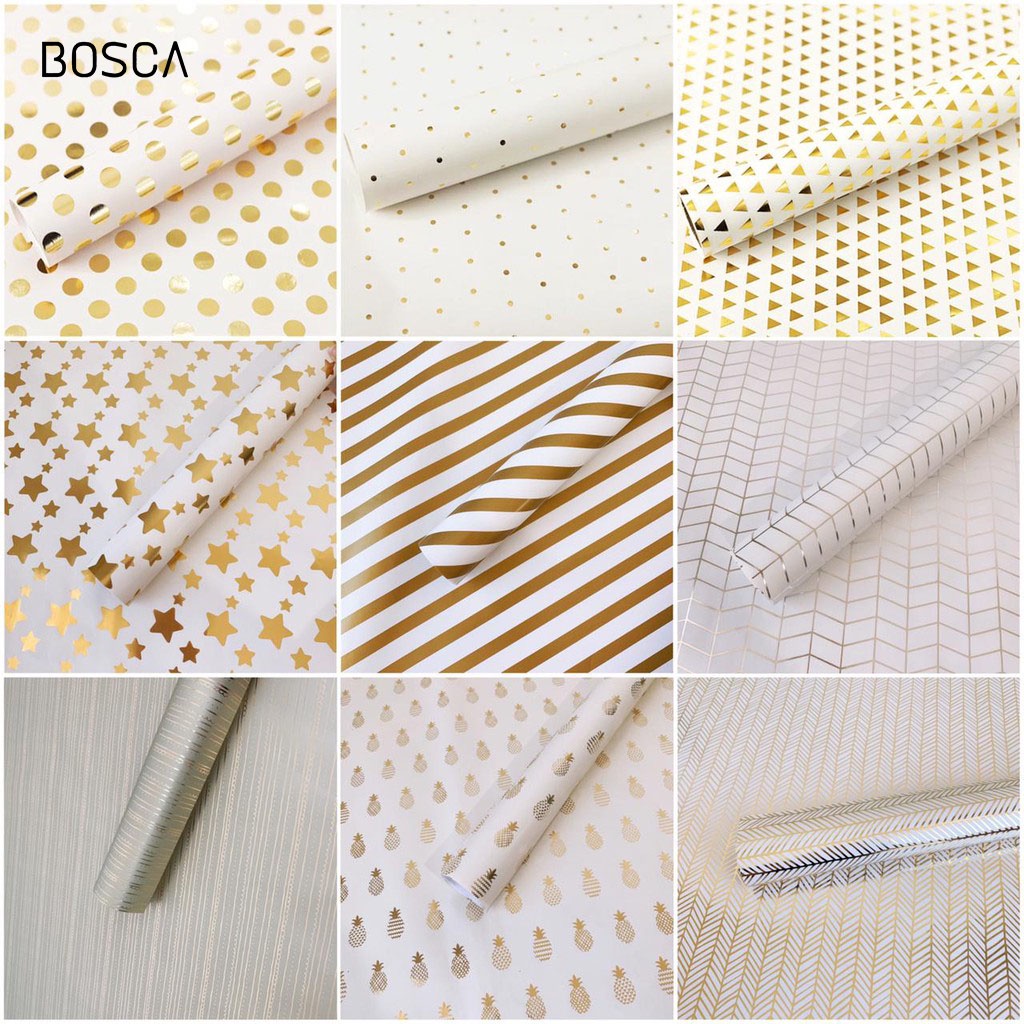 Jual Kertas Kado Gold / Wrapping Paper Emas / Bungkus Hadiah / Gift ...