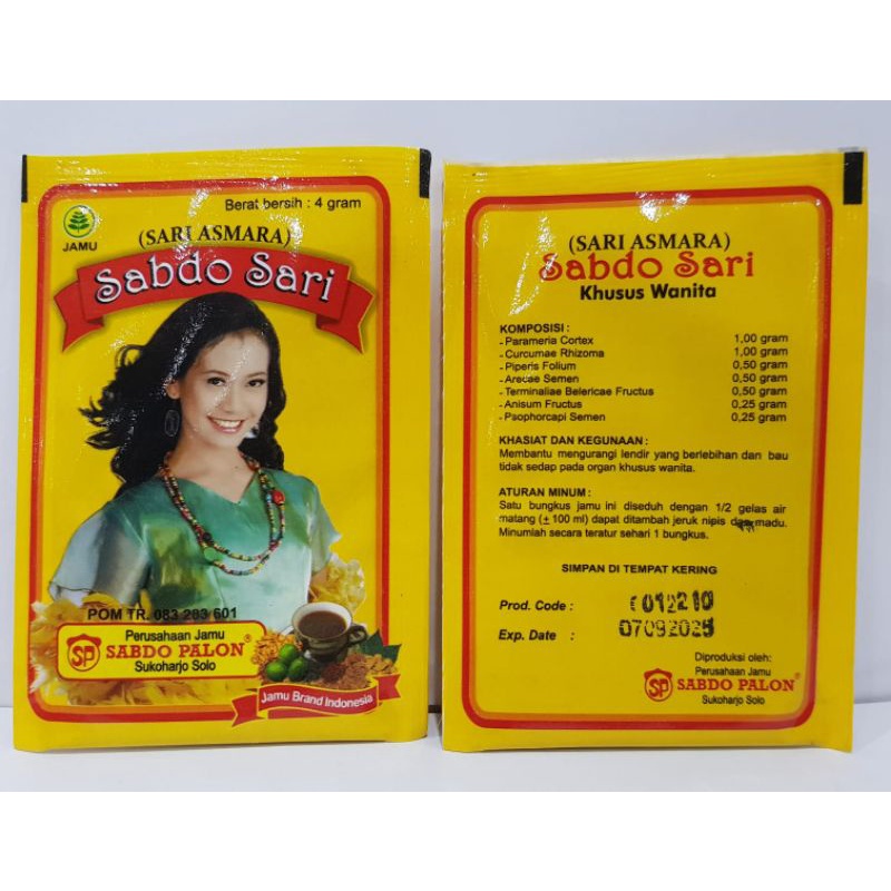 Jual Jamu Serbuk Sabdo Sari ( Sari Asmara ) - Sabdo Palon | Shopee ...