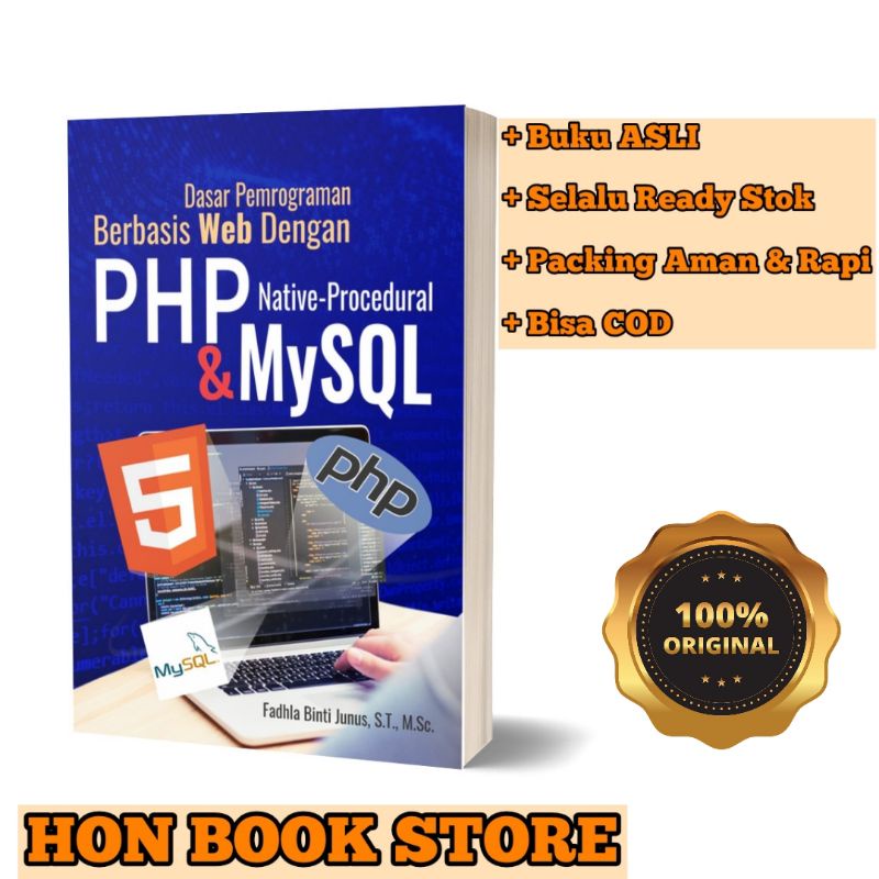 Jual Buku Dasar Pemrograman Berbasis Web dengan PHP Native-Procedural dan MySQL I Fadhla Binti ...