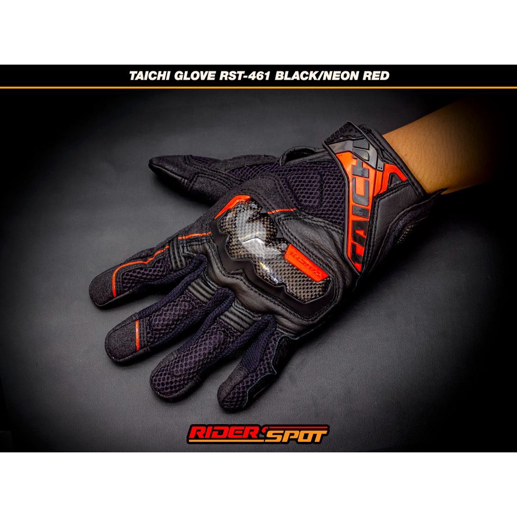 Jual Sarung Tangan TAICHI GLOVE RST-461 Black Neon Protect Gloves ...