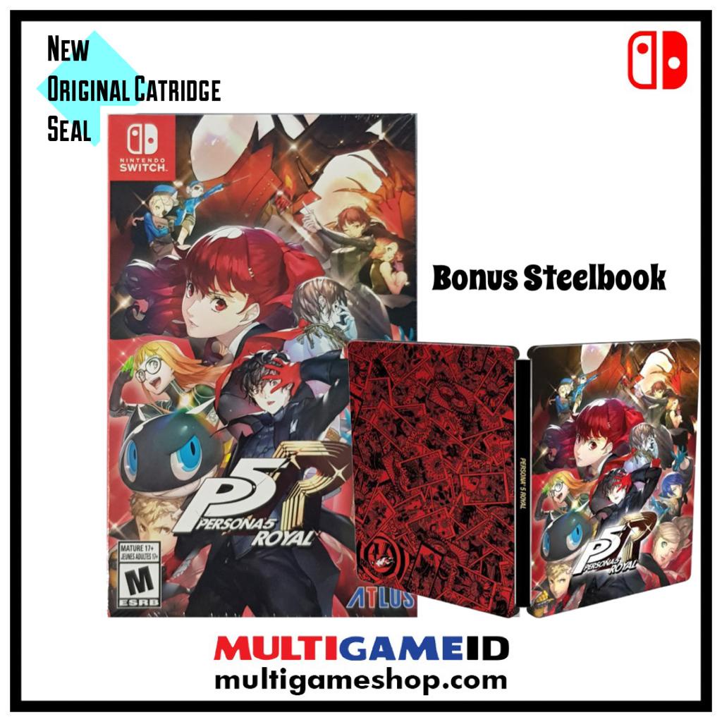 Jual Switch Persona 5 Royal English US Version +Steelcase | Shopee ...