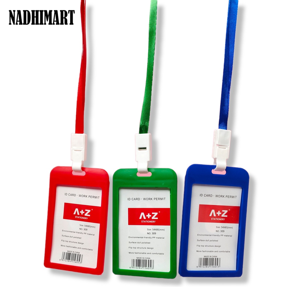 Jual NAME TAG SET / ID CARD SET / TALI ID 1CM + TAG 309 A+Z (1000 ...