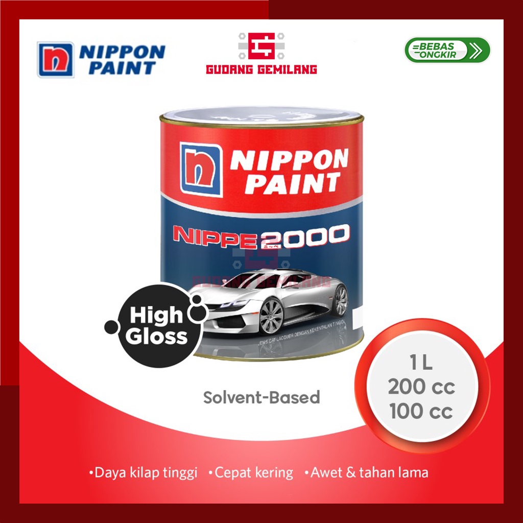 Jual Cat Besi Kayu Duco Nippon Paint Nippe 2000 Glossy 1L 1Liter 1kg 1 kg | Shopee Indonesia