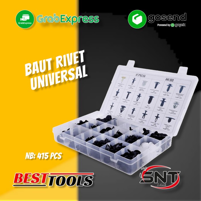 Jual 415 pc RIVET PANEL BODY MOBIL, MOTOR BAUT BODY MOBIL DAN MOTOR ...