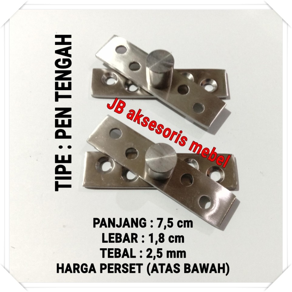 Jual ENGSEL PUTAR JENDELA/ENGSEL PIVOT STAINLESS.. PERPASANG | Shopee ...
