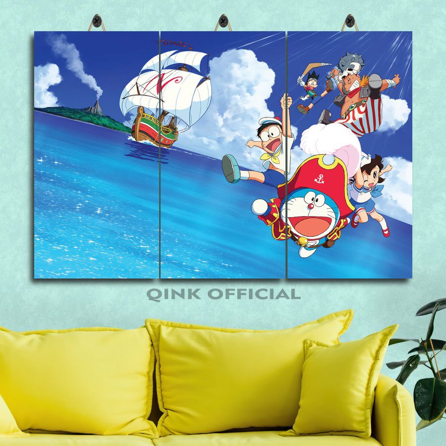 Jual DEKORASI KAMAR STAND BY ME DORAEMON 45X30 MULTI PANEL A6IRH/Z17AQ ...
