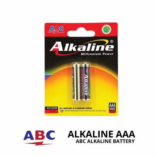 Jual Baterai ABC Alkaline AAA per pack isi 24 blister ( 48pcs ) / A3 ...