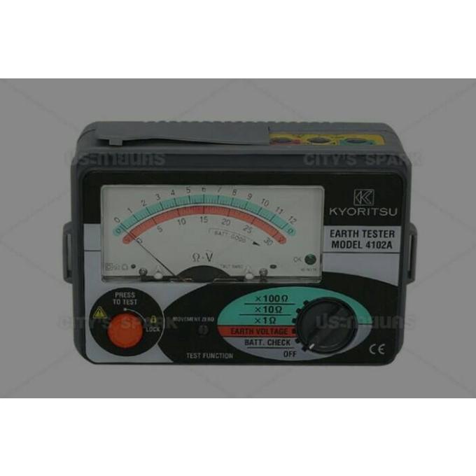 Jual Kyoritsu 4102A Analog Earth Grounding Tester Ground Asli Manual ...