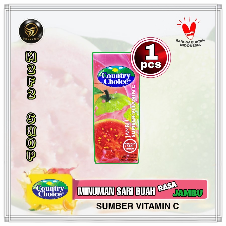 Jual Juice Country Choice Guava | Jus Jambu - 250 ml (Kemasan Satuan ...