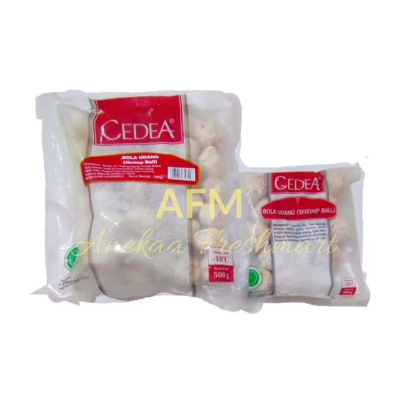 Jual CEDEA BOLA UDANG 200GR/500GR BAKSO UDANG BASO UDANG SHRIMP BALL ...
