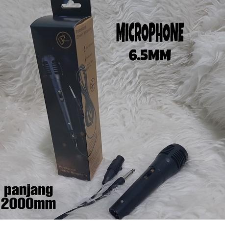 Jual Terpopuler--MICROPHONE LR-01 KABEL 2METER 3.5mm /mic karaoke / mic ...