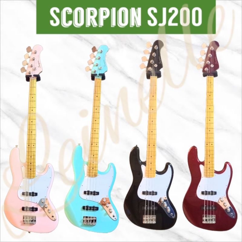 Jual Scorpion SJ200 Bass Elektrik Jazz Model | Shopee Indonesia