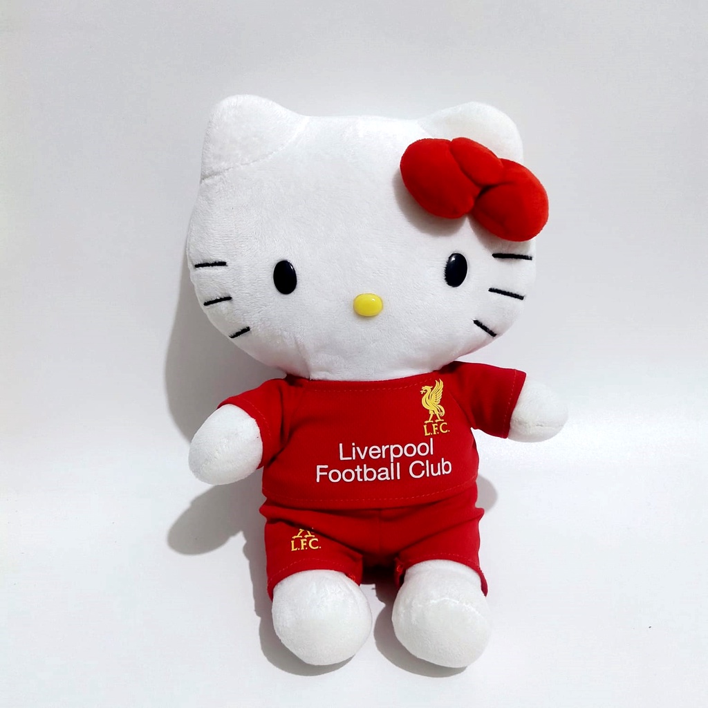 Jual Boneka Hello Kitty LFC Hello Kitty Liverpool Original Plush Doll ...