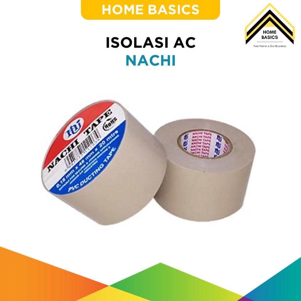 Jual Isolasi AC Nachi / Lakban Pipa AC / Duct Tape | Shopee Indonesia