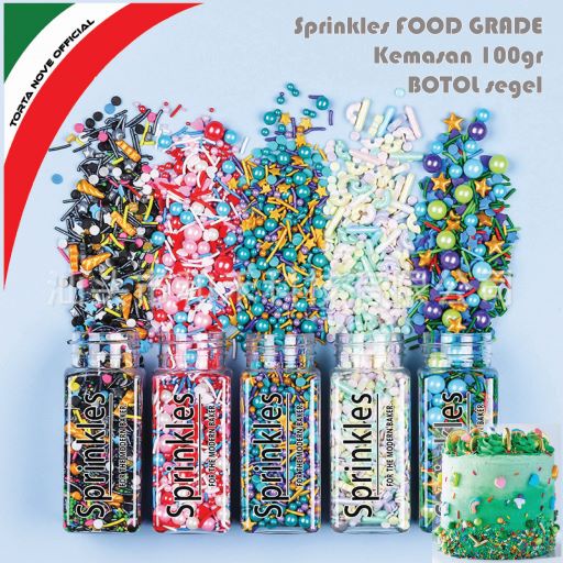 Jual Trimit Gula 100g Botol FOOD GRADE Sprinkle sprinkel Hiasan kue ...