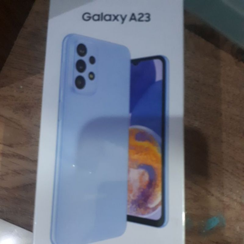 Jual HP Samsung Galaxy A23 blue 128/6 resmi original | Shopee Indonesia