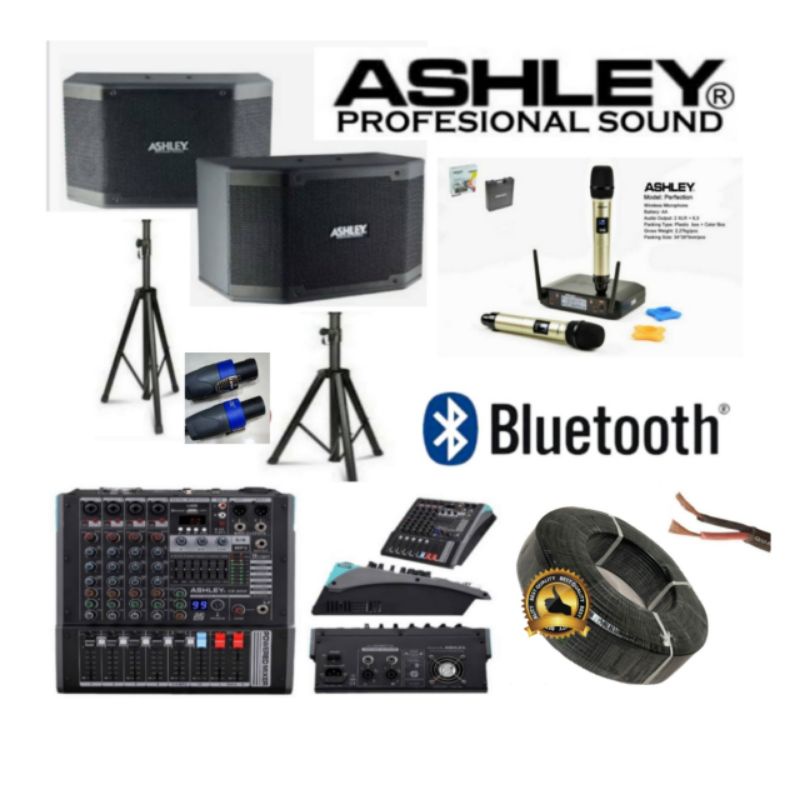 Jual Paket sound system karaoke ASHLEY, full set Ashley garansi resmi ...