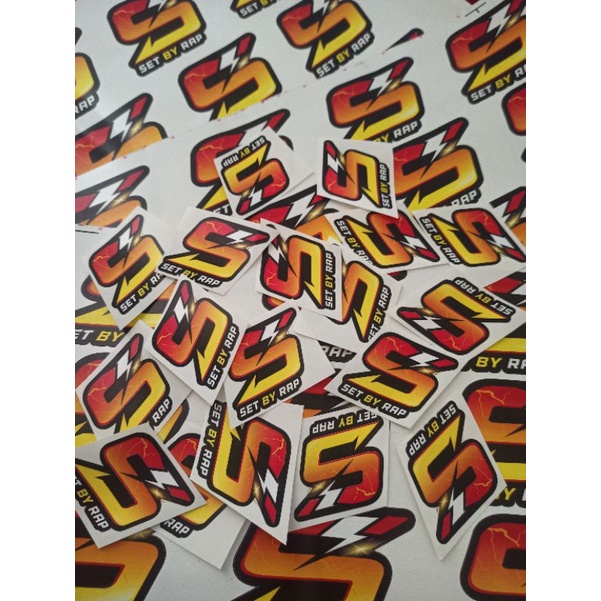 Jual Sticker Stiker Logo S Set By Rap Viral Samarinda Printcut | Shopee ...