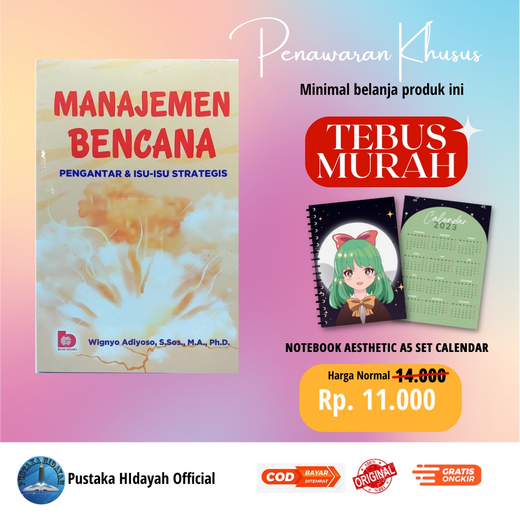 Jual Buku Manajemen Bencana - Wignyo Adiyoso | Buku Sosial Buku Pendidikan Buku Perguruan Tinggi ...