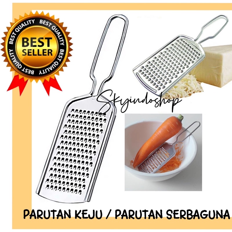 Jual Parutan Keju Dan Sayuran Stainless ( 1 Pcs ) | Shopee Indonesia