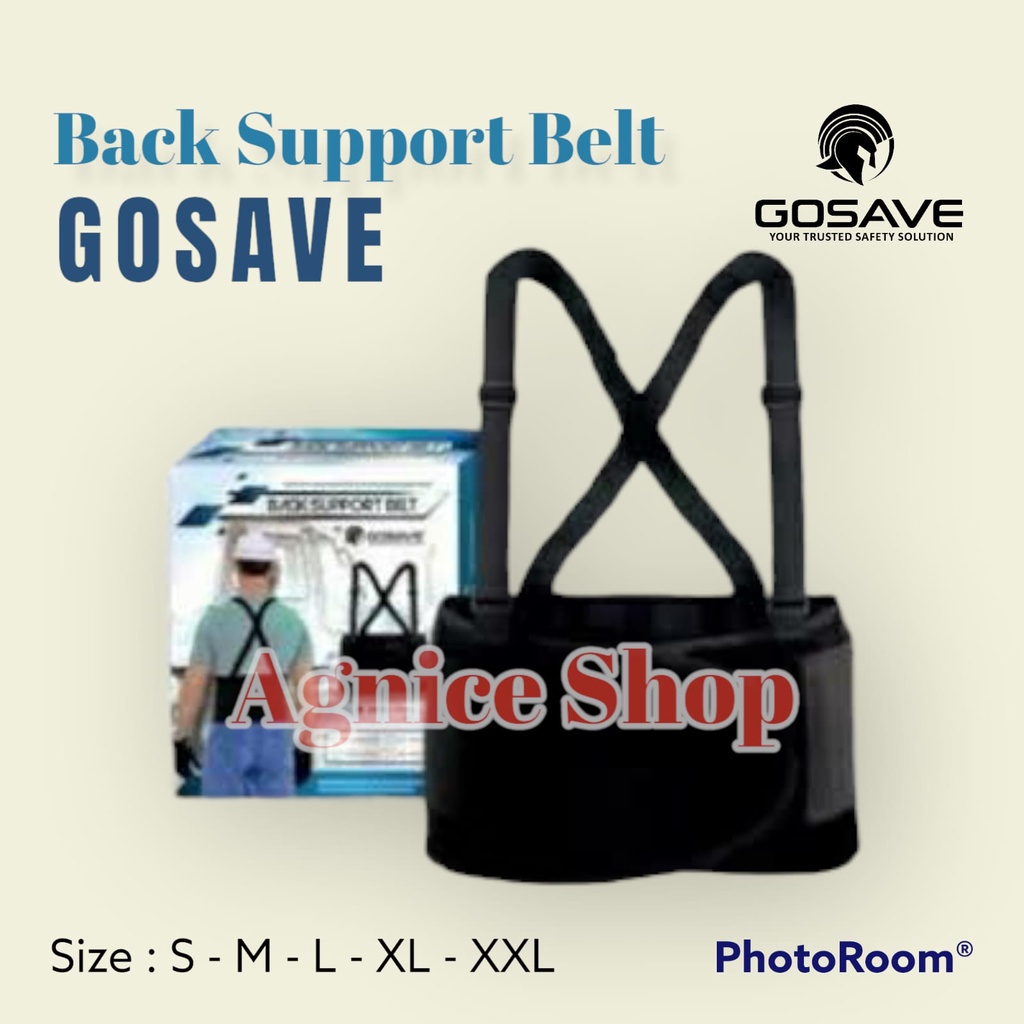 Jual Original Back Support Belt GOSAVE Sabuk Penyangga Postur Punggung dan Penahan Pinggang ...