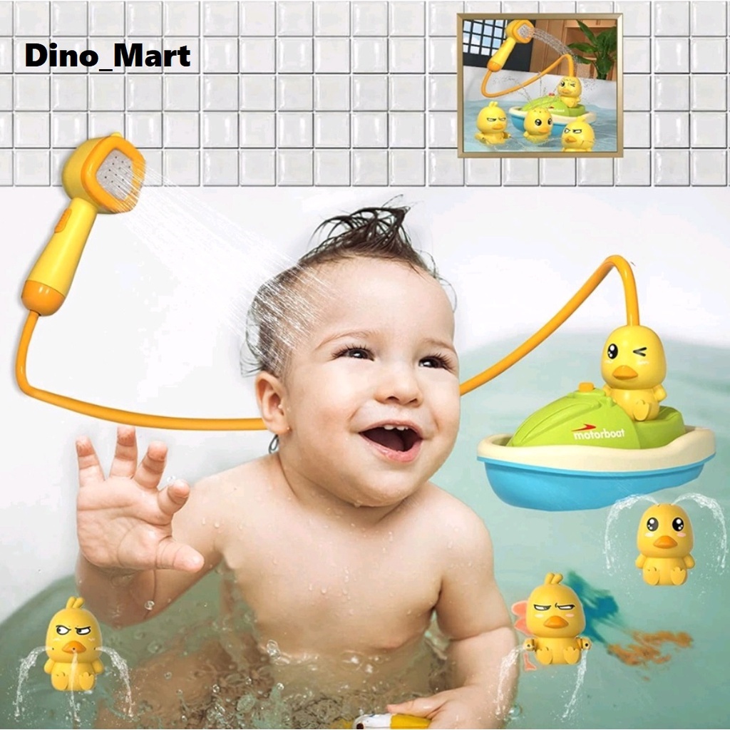Jual Mainan Mandi Bayi Bebek Shower - Duck Sprinkler Shower Baby 4 in 1 ...