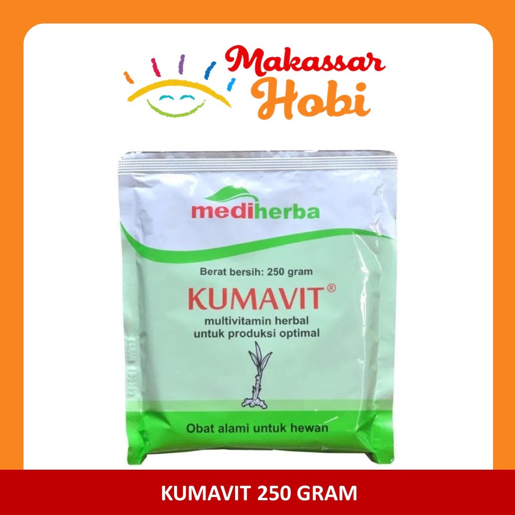 Jual Kumavit 250 gr Obat Vitamin Peningkat Nafsu Makan Ayam Hewan ...