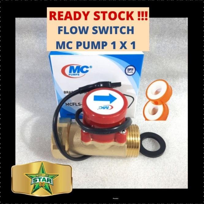 Jual Water Flow Switch 1 Inch Mc Pump Brass Otomatis Pompa Air Booster ...