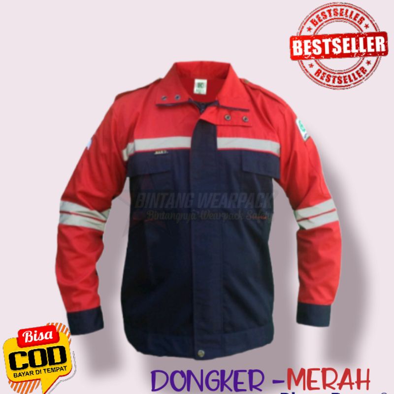 Jual WEARPACK SEMI JAKET/KEMEJA SAFETY K3/SERAGAM TAMBANG/WEARPACK ...