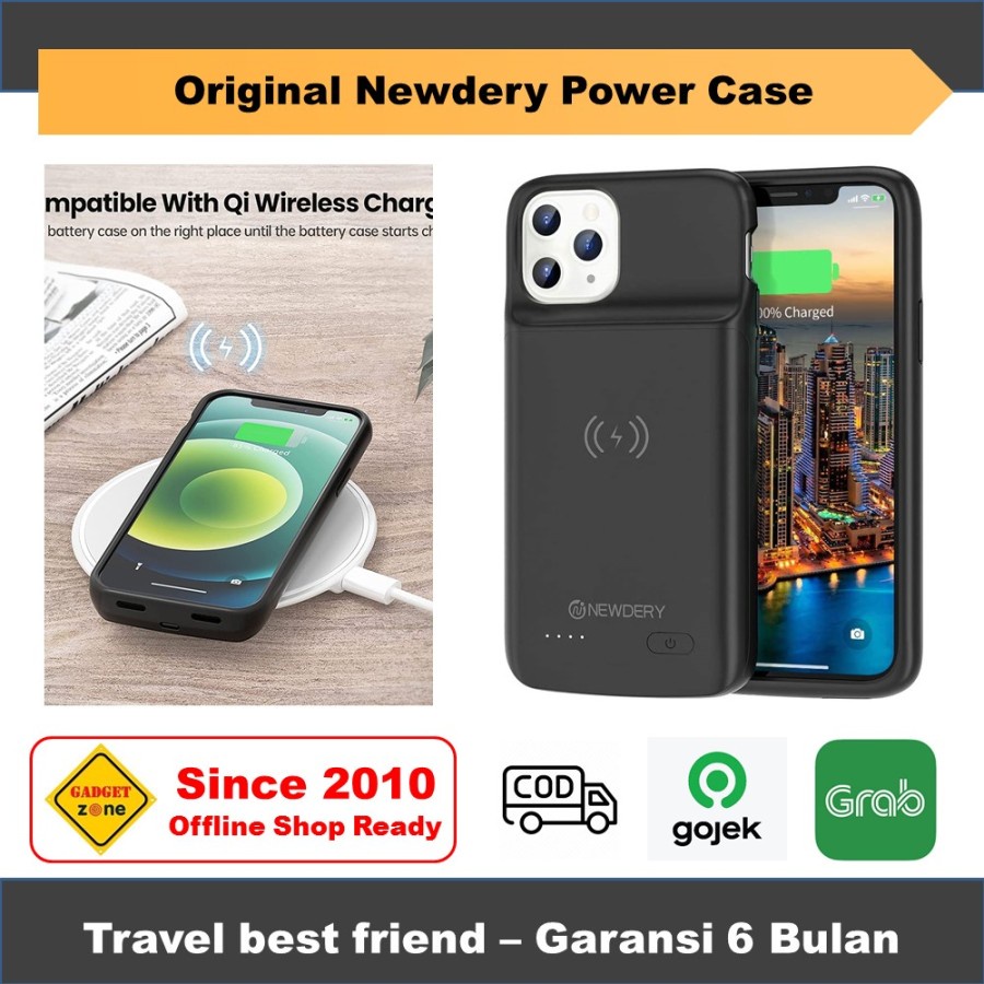 Jual iPhone 13/12 Mini Casing Newdery Power Battery Case | Shopee Indonesia