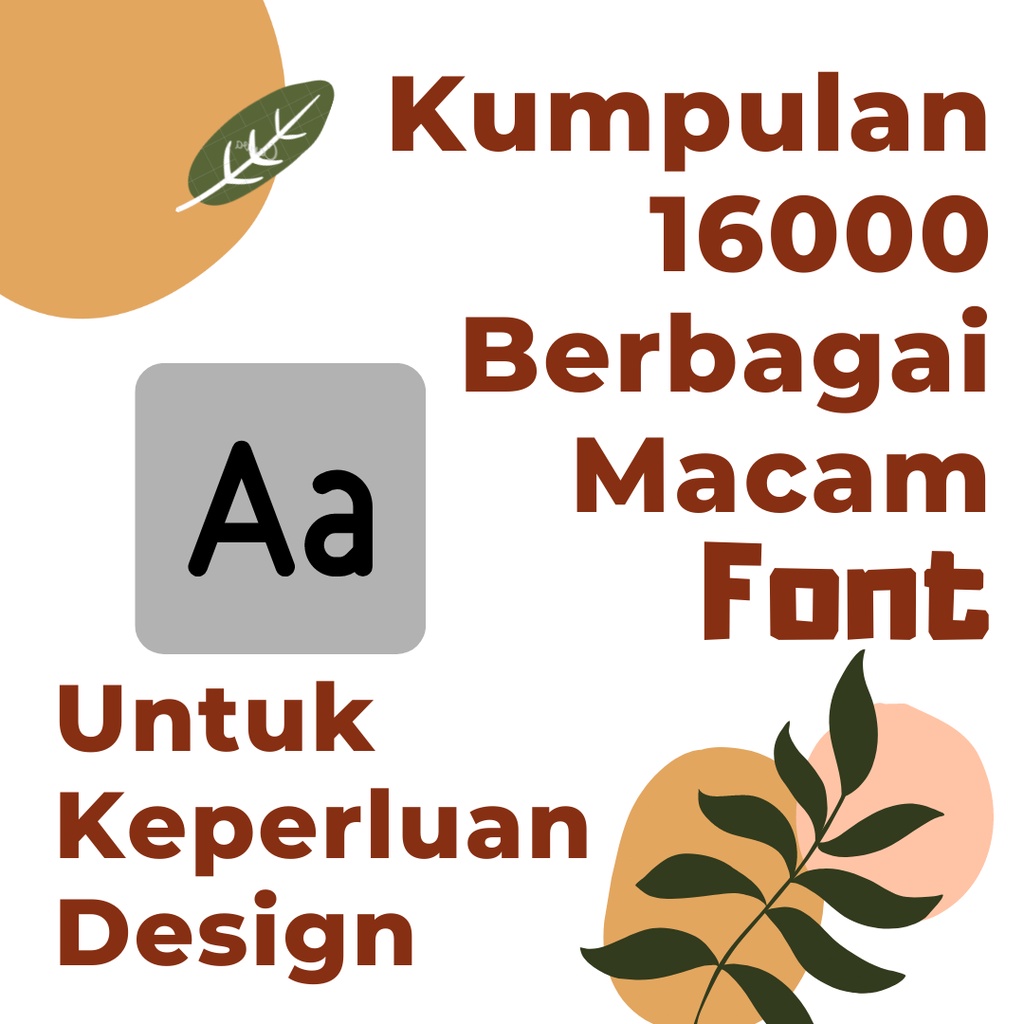 Jual Font Keren dan Menarik untuk Design 16000 Font | Shopee Indonesia