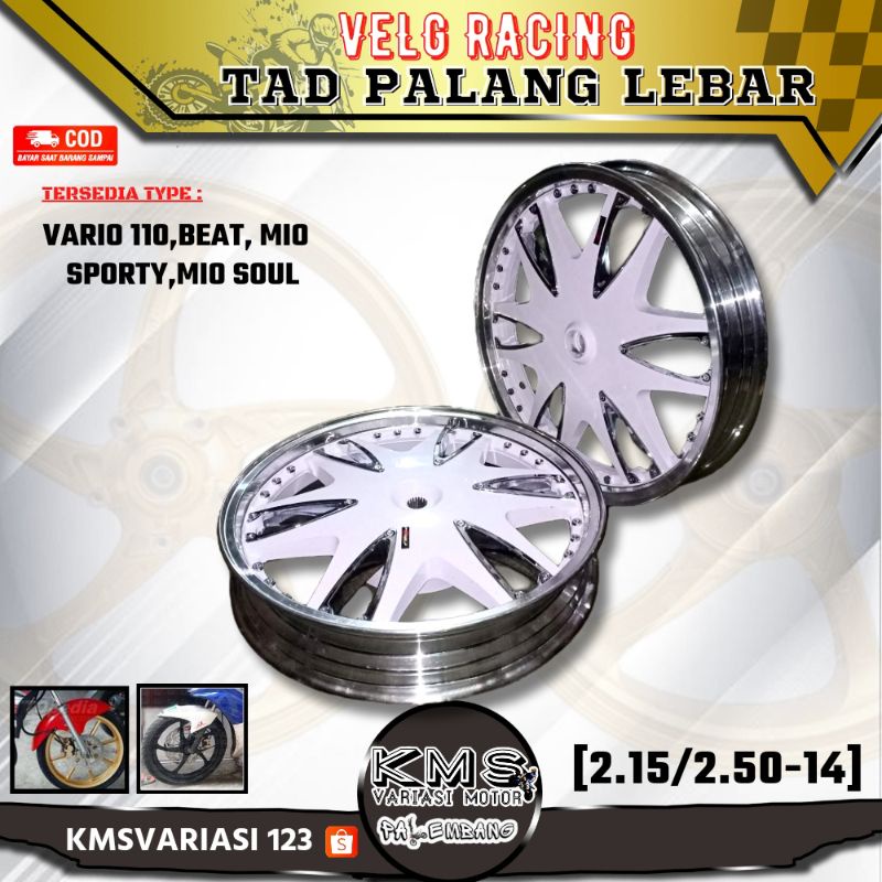 Jual Velg Racing Motor Matic Mio Vario 110 Beat Model Extrime White ...