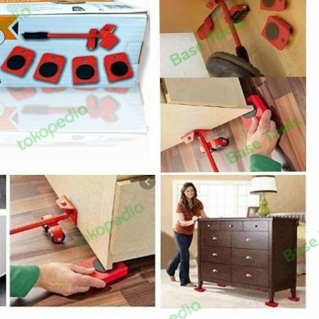 Jual Heavy Furniture Roller Move Tools Set (4 Roda + 1 Pengungkit ...