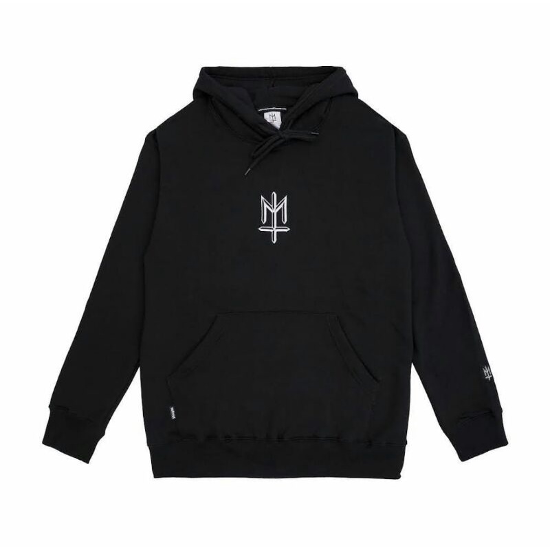 Jual MATERNAL DISASTER HOODIE BLACK - LOGO PUTIH | Shopee Indonesia