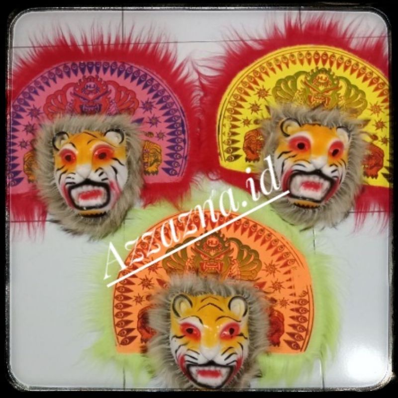 Jual TOPENG SPON ANAK HARIMAU DEMON / MAINAN TOPENG ANAK REOG BAHAN ...