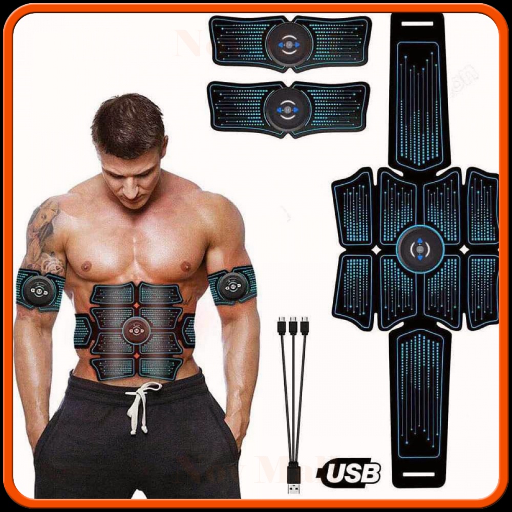 Jual Alat Stimulator Terapi EMS Otot Six Pack ABS Abdominal Muscle ...