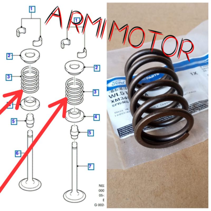 Jual Per Klep Ford Everest TDI Ranger 2.5 cc 2.9 cc BT50 Original Ford ... Jual Per Klep Ford Everest TDI Ranger 2.5 cc 2.9 cc BT50 Original Ford ...