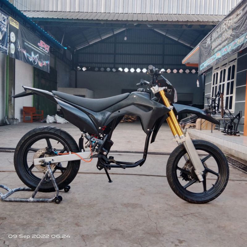 Jual frame rangka bodyset body full Rolling sasis CRF 150L Sumo Supermoto paket hemat PNP MESIN ...