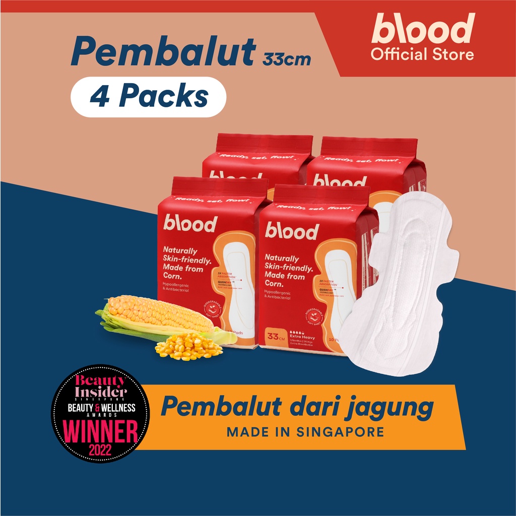 Jual Blood Corn Pads / Pembalut dari Jagung | Bebas gatal & ultra thin ...