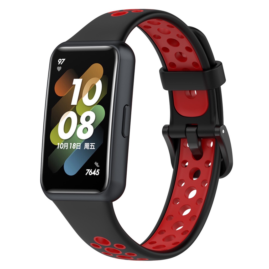 Jual Huawei Band 6 7 Sports Silione Strap Honor Band 6 Breathable ...