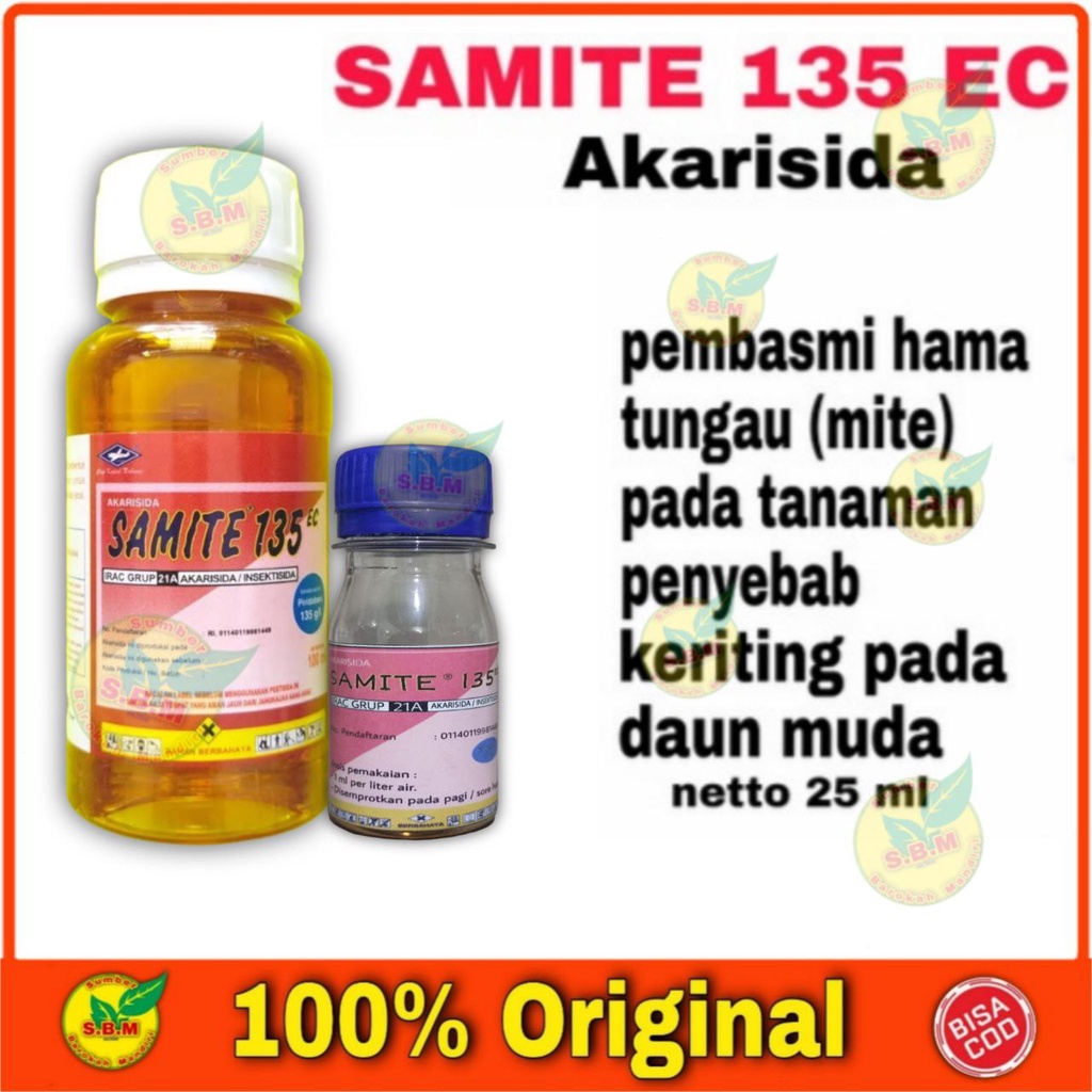 Jual Akarisida SAMITE 135 EC ( Kemasan Repack 25ml ) pembasmi hama ...
