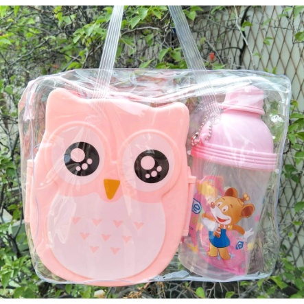 Jual OWL - Lunch Box | Bento | Kotak Bekal Makan MOTIF OWL BURUNG HANTU ...