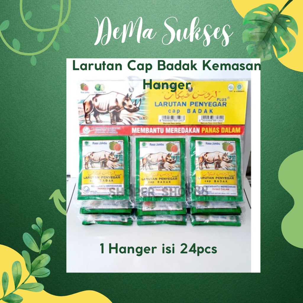 Jual Larutan Sachet Cap Badak Kemasan Hanger (isi 24pcs) | Shopee Indonesia