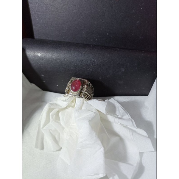 Jual koleksi pribadi/Natural Ruby Ring Perak Handmade | Shopee Indonesia